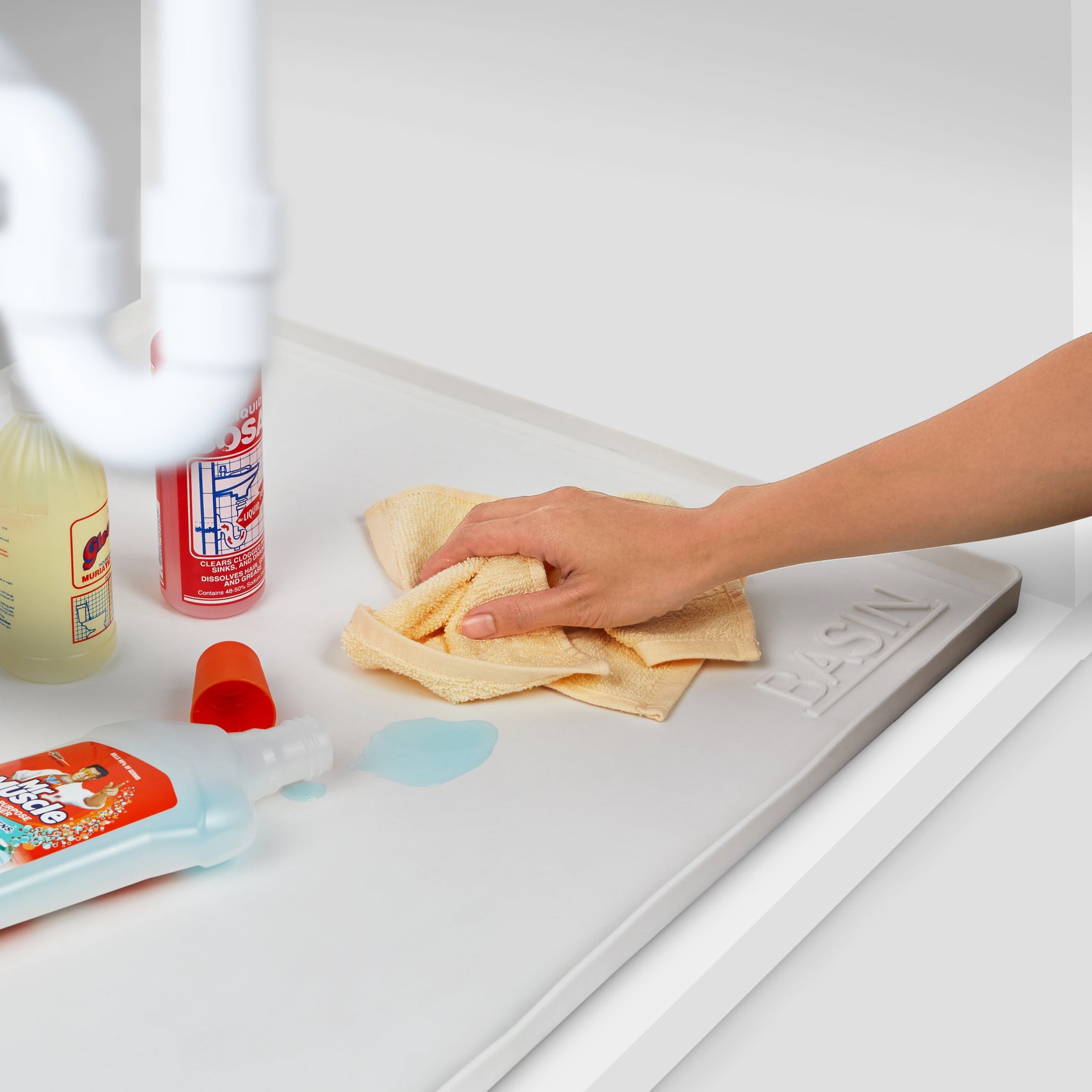 Basin Mats | Under Sink Mat | Silicone Containment Mat | BASIN